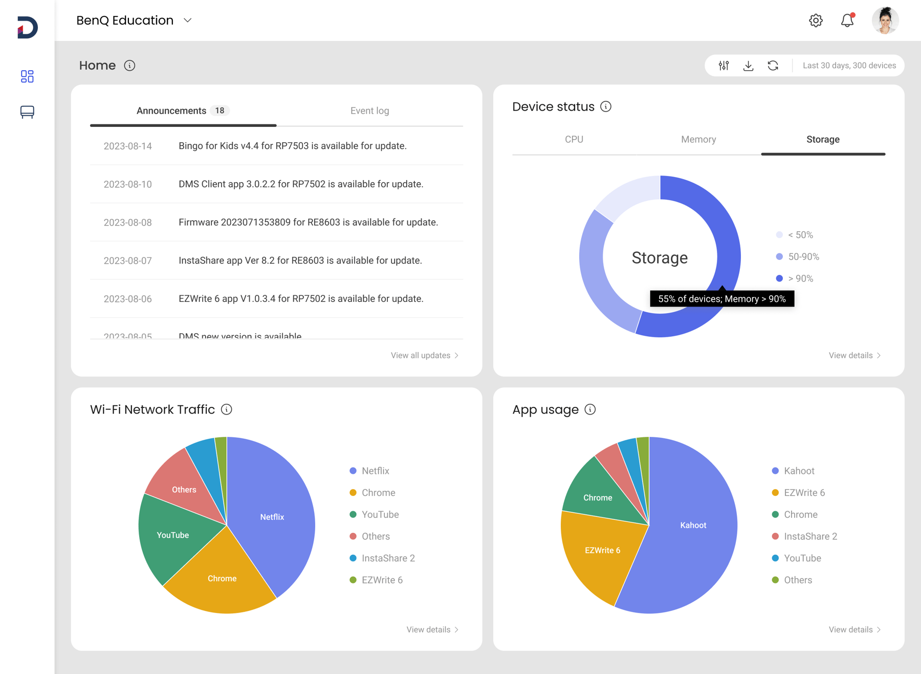 BenQ DMS 3.0 Features