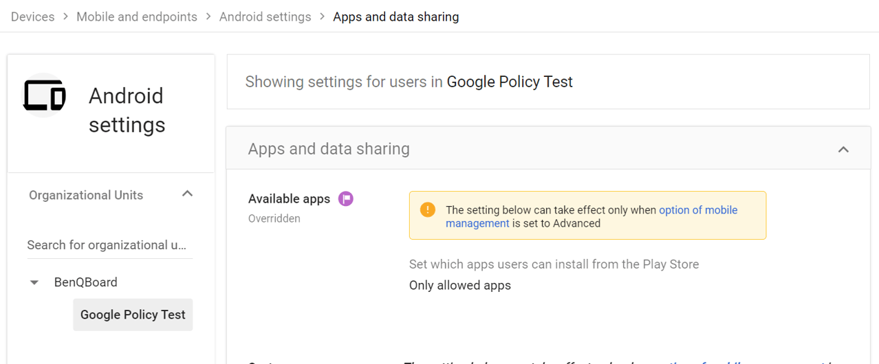 [RM04/RP04] How to Manage Apps in the Google Play Store on your BenQ Boards